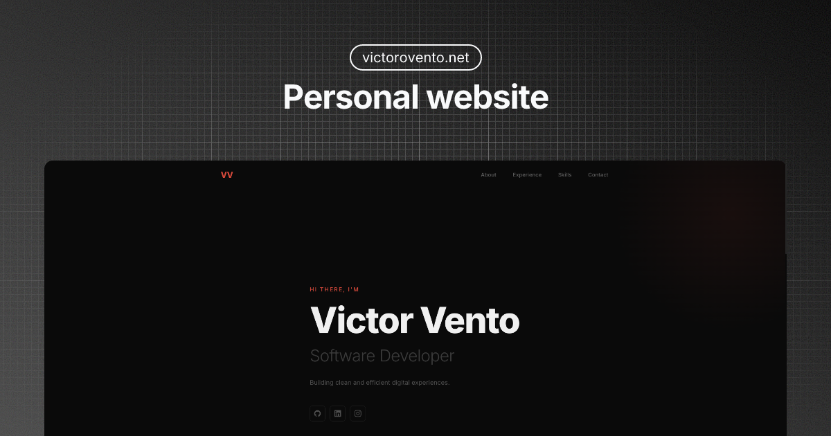 Victor Vento | Software Developer